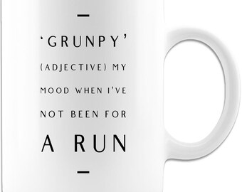 Funny Running Mug - Etsy