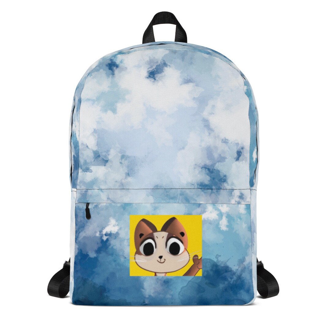 Funky Cartoon Cat Backpack - Etsy