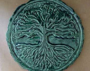 Tree of Life Ceramic Tile - Etsy