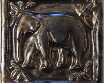 Elephant Tile | Etsy