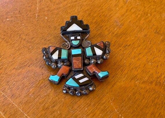 vintage signed zuni pin - Gem vintage signed zuni pin - Gem
