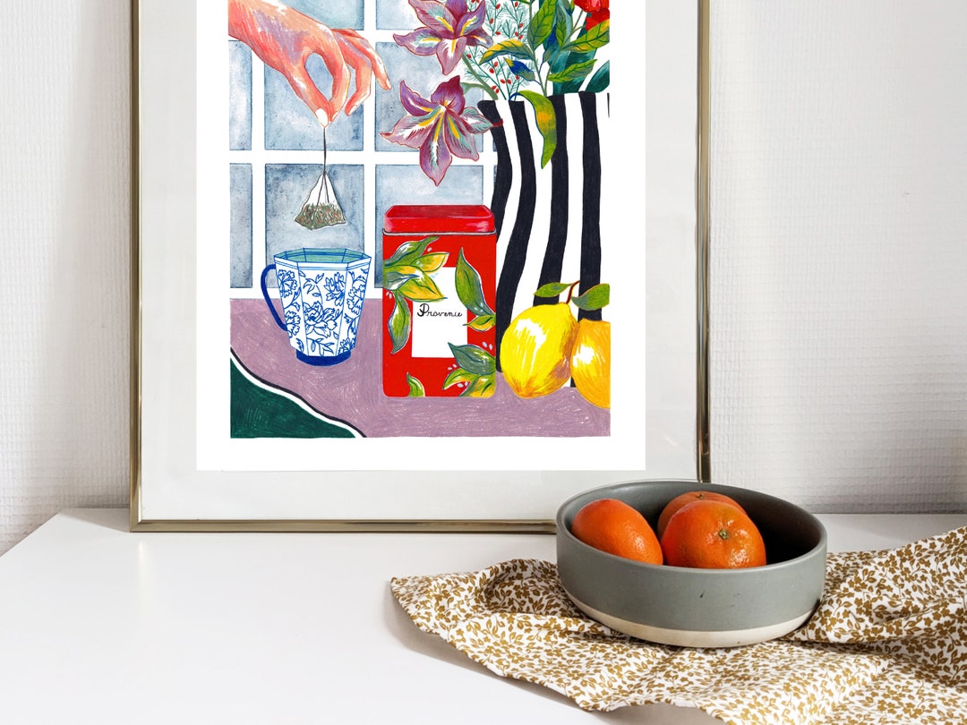 Still Life With Colored Pencils High Quality Art Print - Etsy