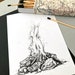 Campfire / 5"x7" Art Print of Original Ink Drawing - Etsy