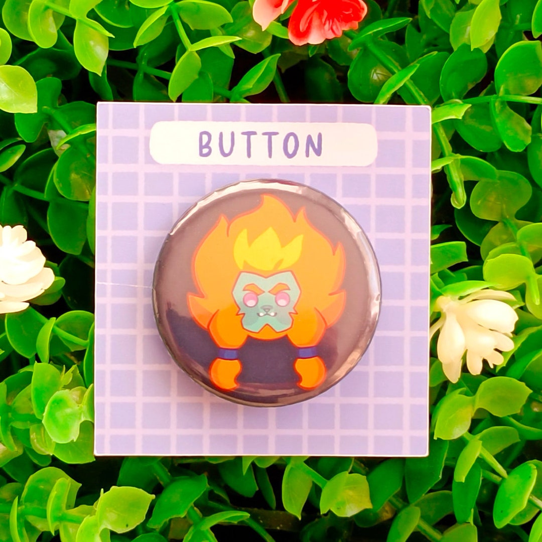 LMK Azure 1.5 Inch Button - Etsy
