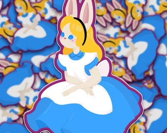 Glitter Sparkly Anatomical Heart Sticker Alice in Wonderland Sticker ...