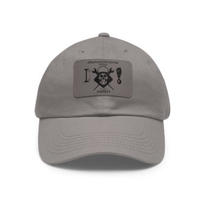 Ironworkers Paid to Get High Hat With Leather Patch (rectangle) - Etsy