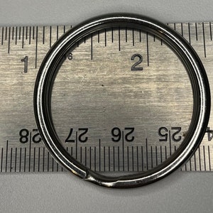 1-1/2" (38mm) 304 Stainless Steel Split Key Ring - 10 Pieces - Etsy