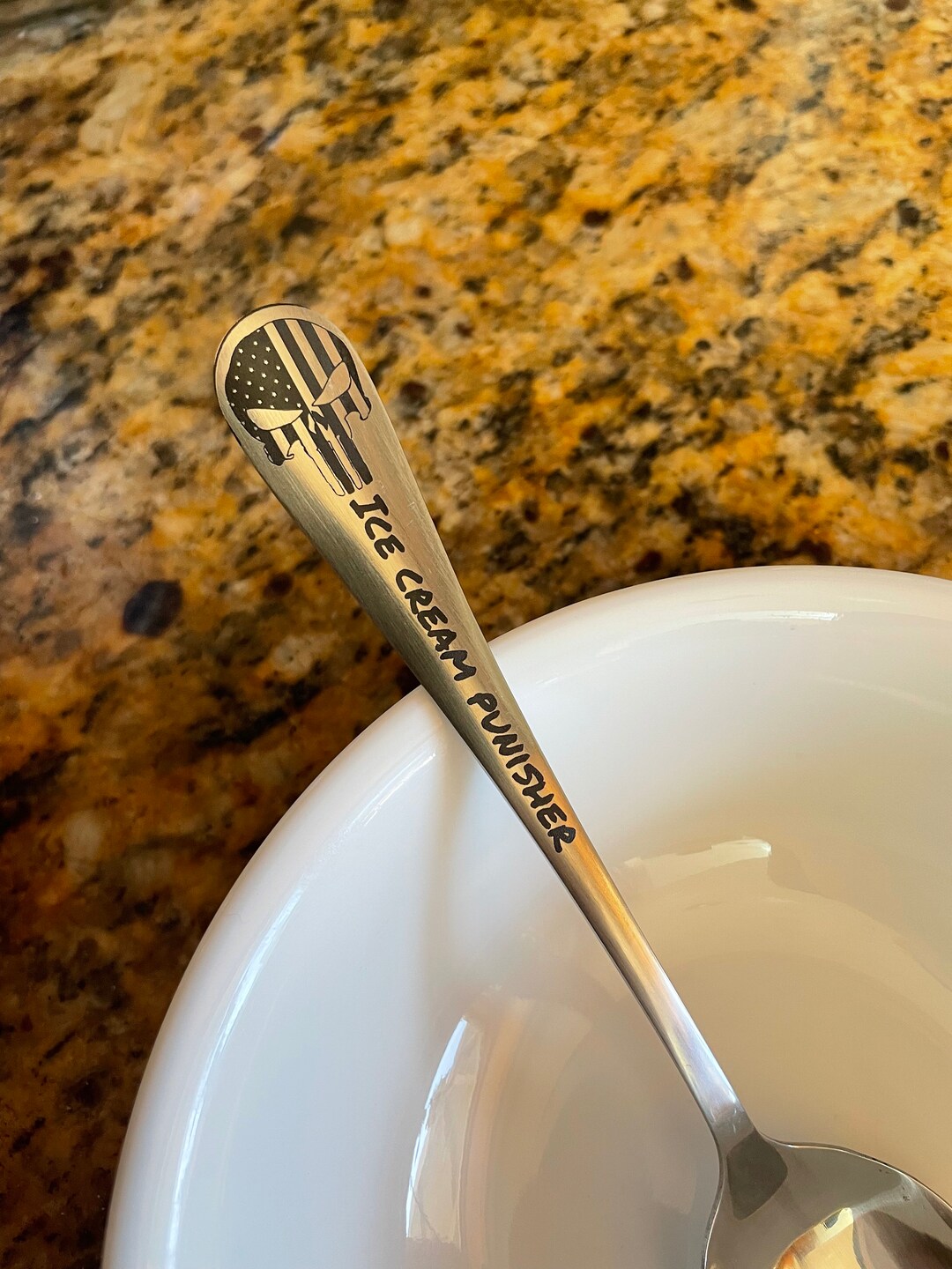 Punisher - Ice Cream Spoon, Cereal Killer Spoon, Just Because Gift ...