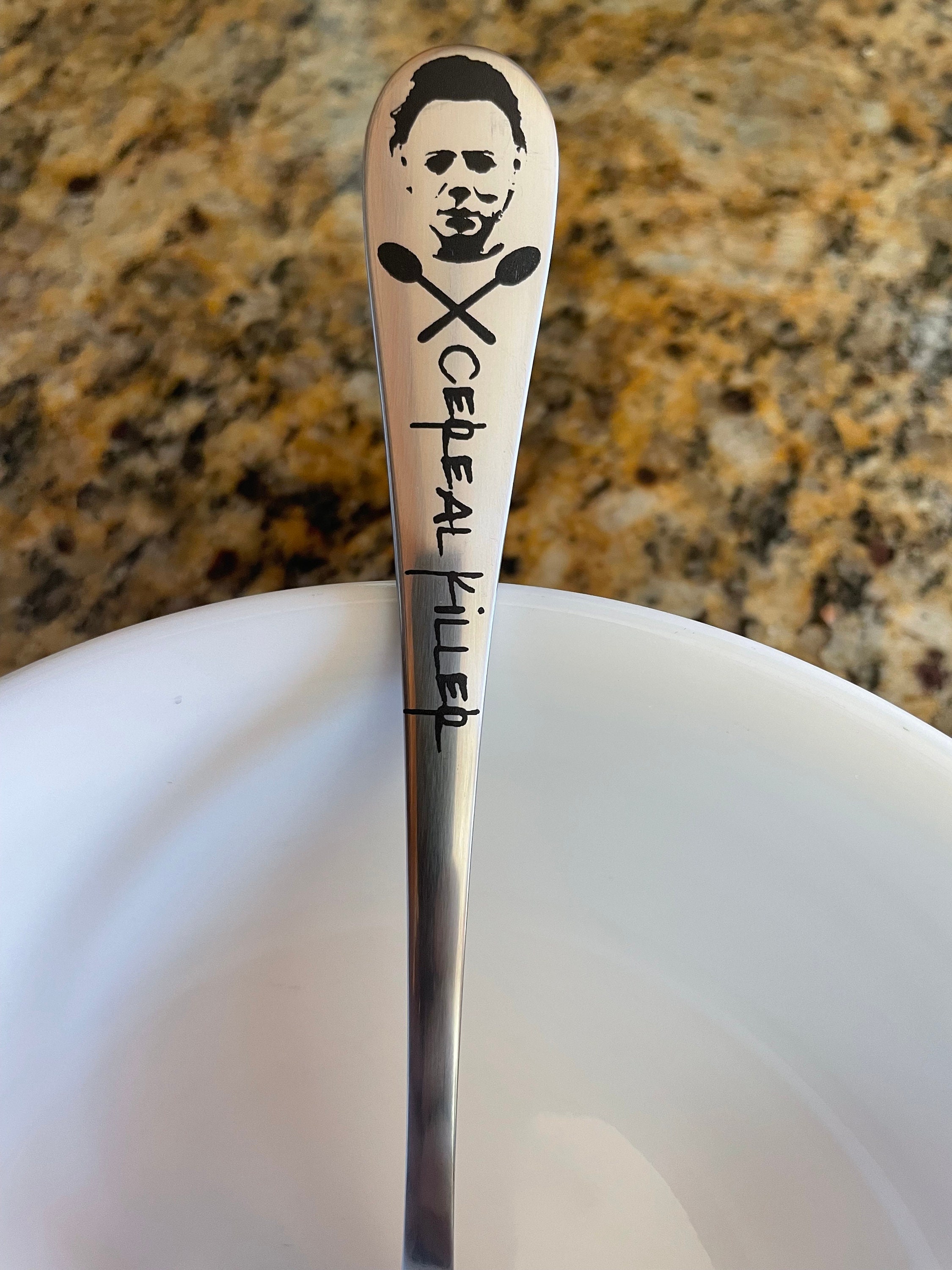 Michael Myers Cereal Killer Spoons 4 Pack. Perfect Gift for - Etsy Michael Myers Cereal Killer Spoons 4 Pack. Perfect Gift for - Etsy