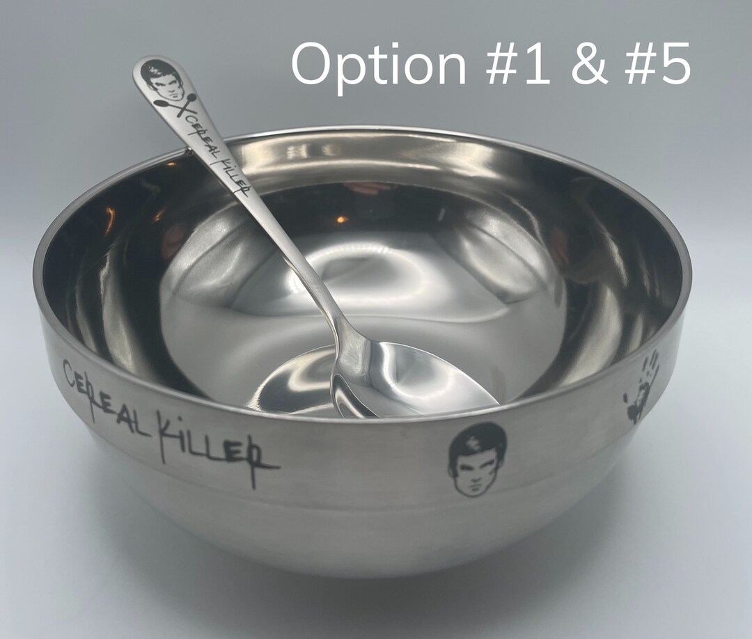 Dexter Cereal Killer Spoon Cereal Killer Bowl Just Because - Etsy