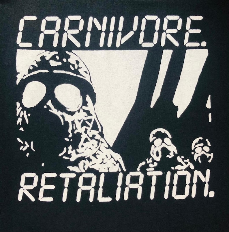 Carnivore Retaliation Logo Shirt Pick Size Color Guitars - Etsy