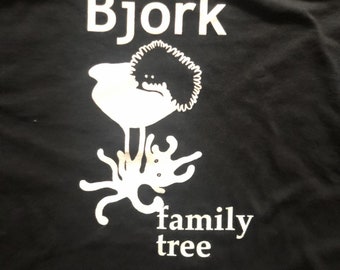 Bjork Family Tree Fun Logo Shirt Pick Size Color | Etsy