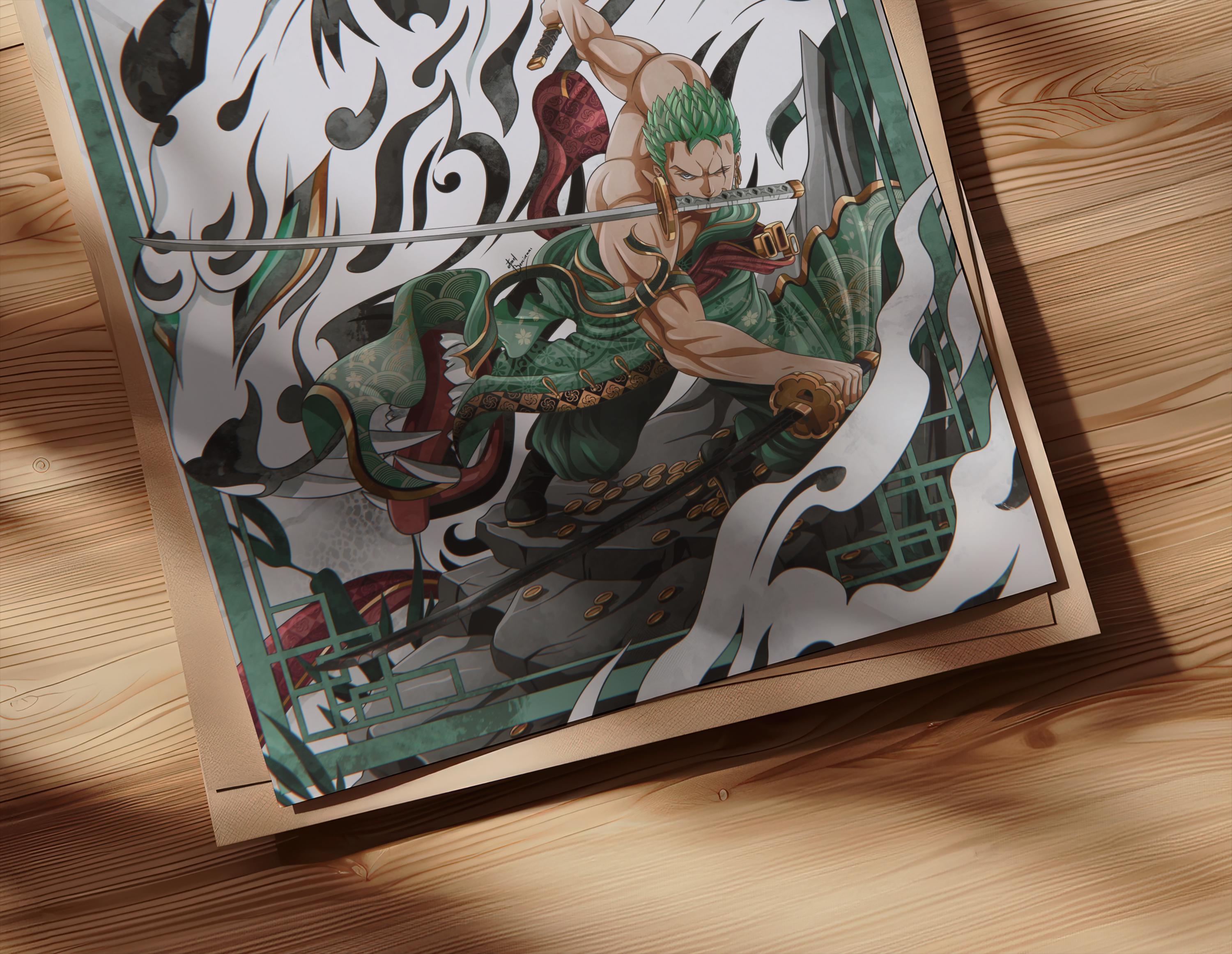 One Piece Poster, Anime Poster, Roronoa Zoro Poster, Manga Poster - Etsy