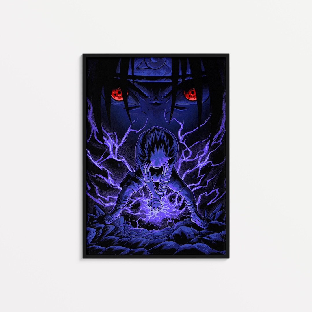Sasuke Poster, Anime Poster, Naruto Poster, Manga Poster - Etsy