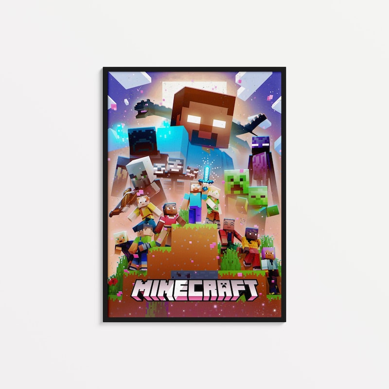 Minecraft's Poster - Etsy