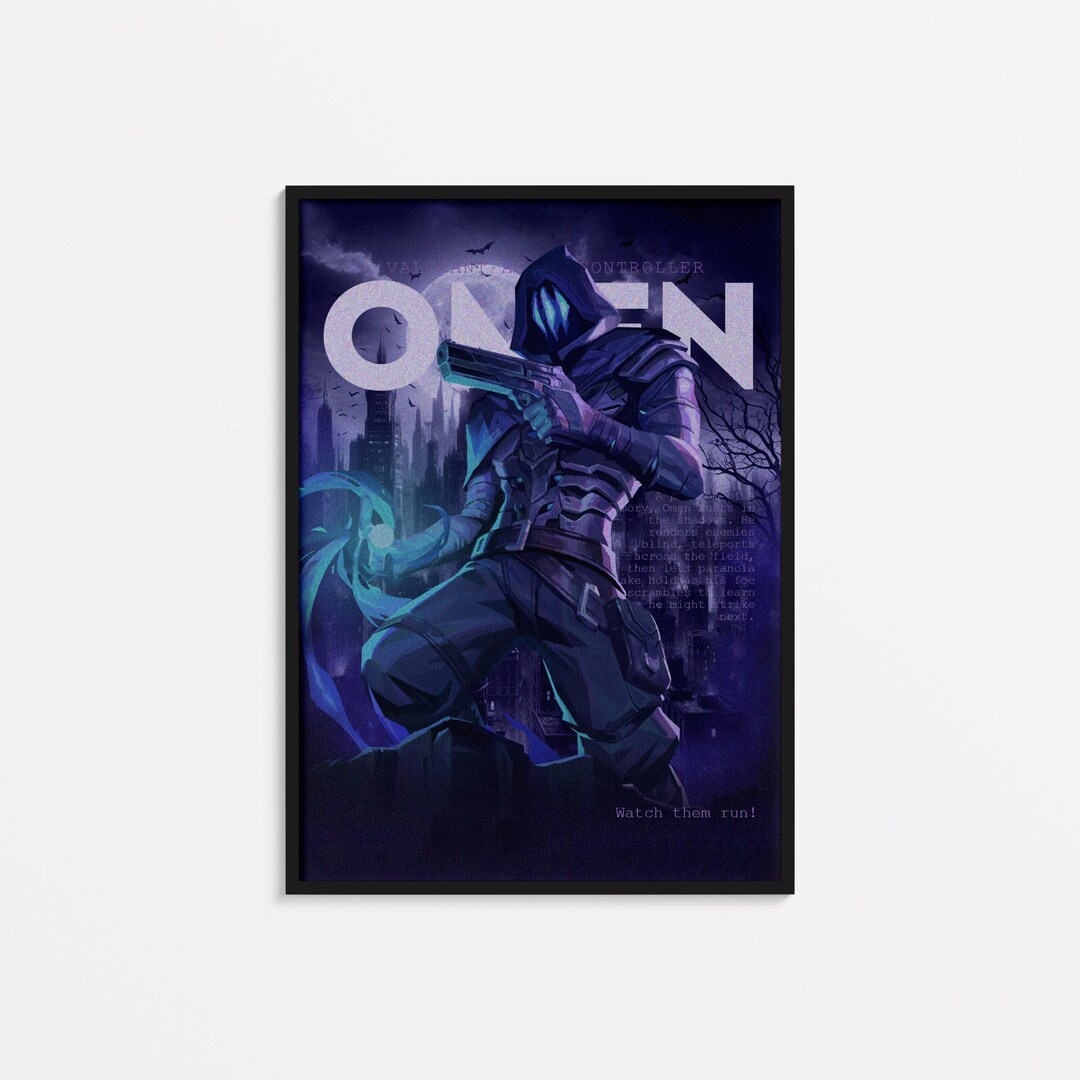 Valorant Omen Poster, Valorant Print, Gaming Poster, Valorant Poster - Etsy Australia