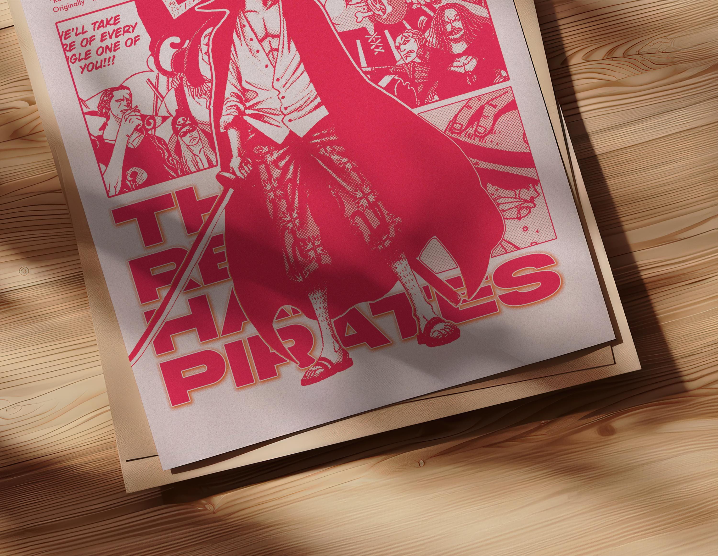 One Piece Poster, Anime Poster, Shanks Print, Manga Poster - Etsy