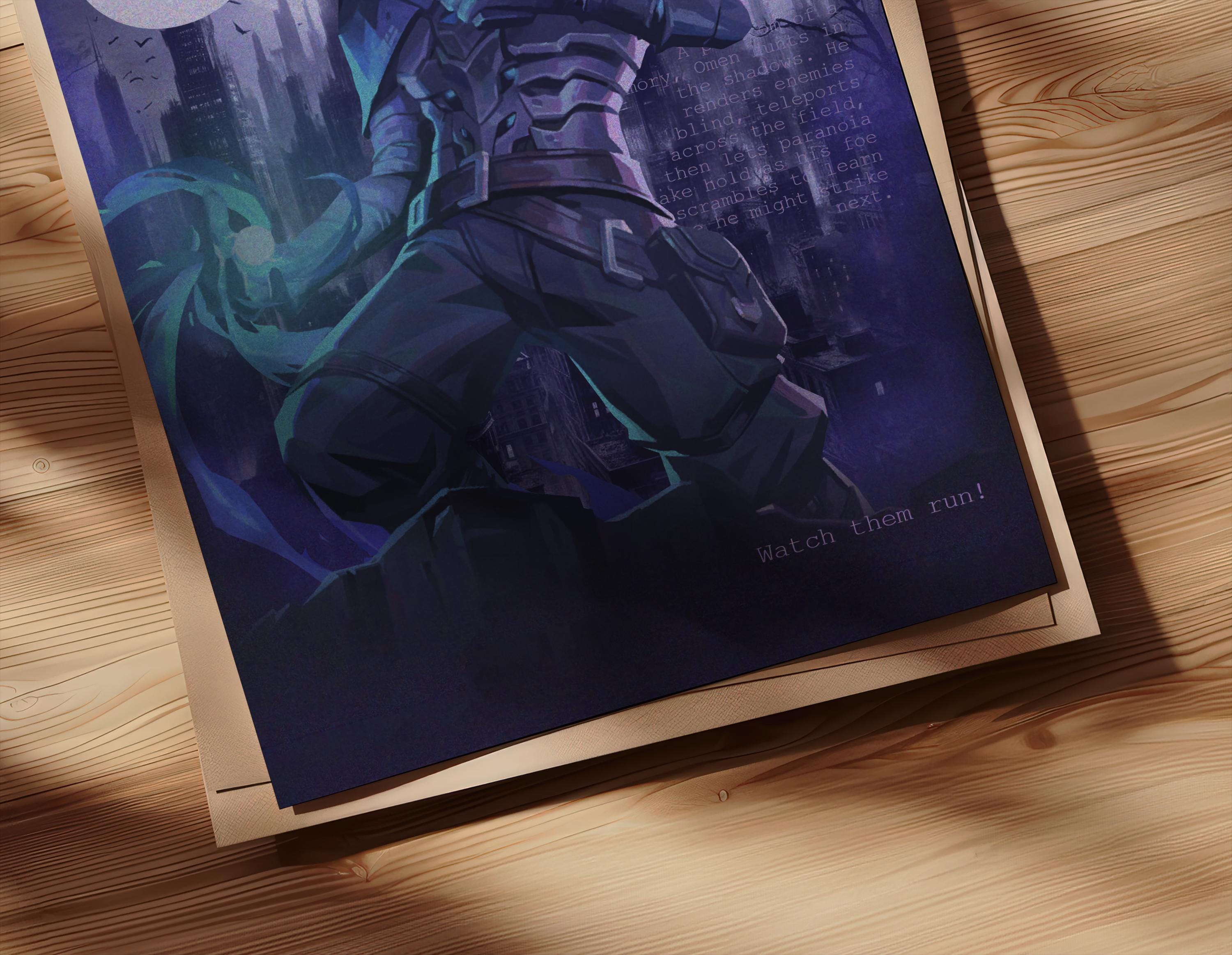 Valorant Omen Poster, Valorant Print, Gaming Poster, Valorant Poster - Etsy