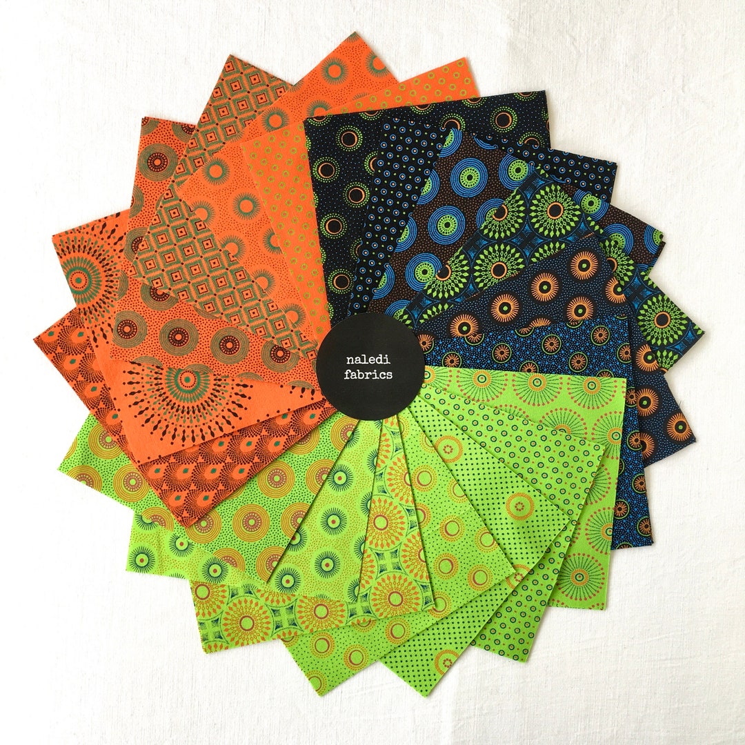 5 Inch Charm Squares Fabric Bundle, Cotton Fabric Charm Pack, Shweshwe ...