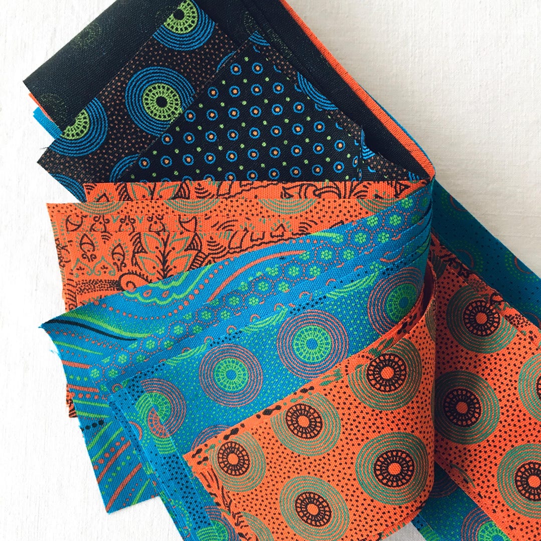 Shweshwe Fabric Quilting Strip Roll, Scrappy Quilt Fabric, Fabric ...