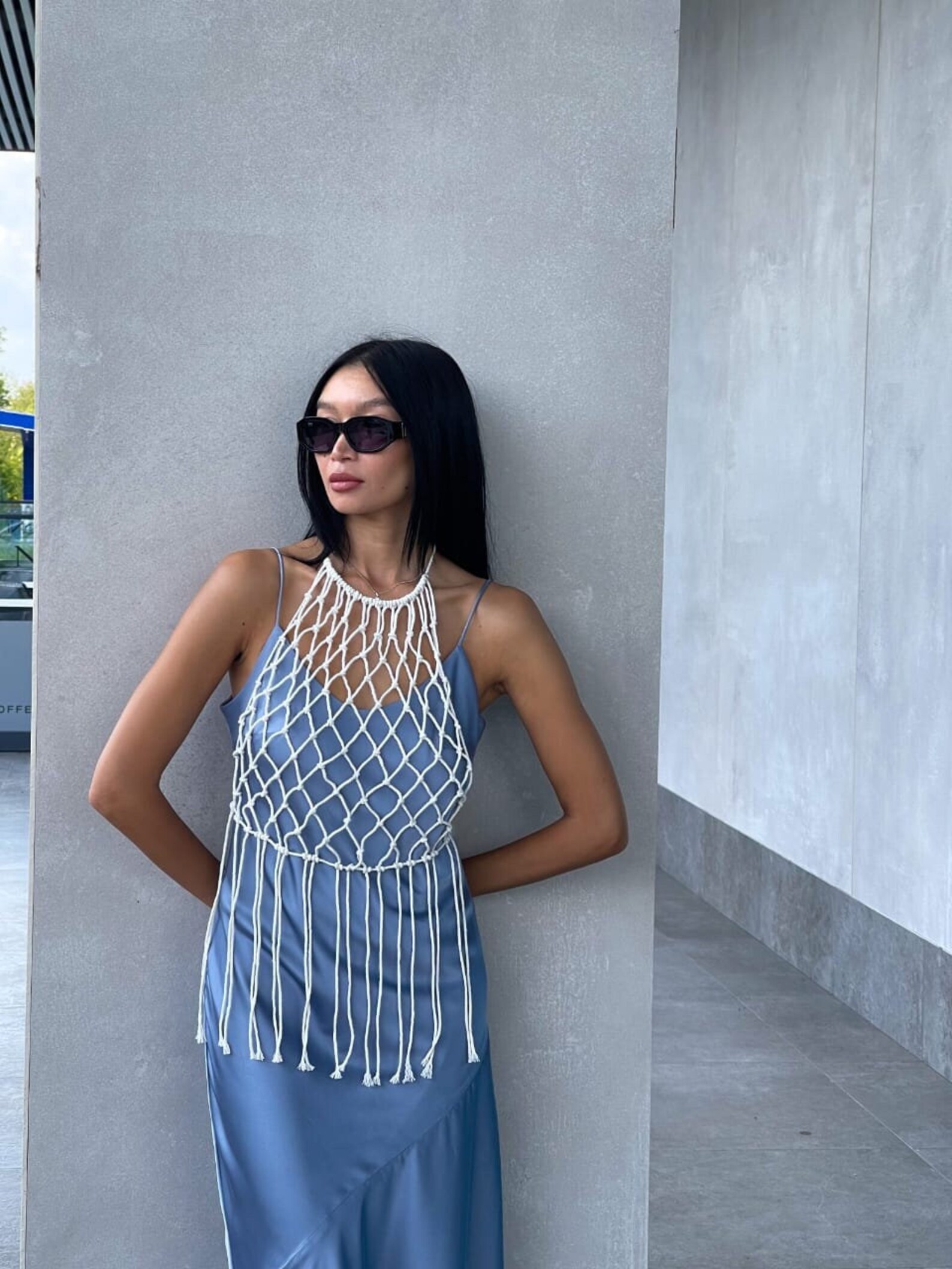 Macrame Fishnet Mesh Top Bikini Croptop Rave Party Outfits - Etsy