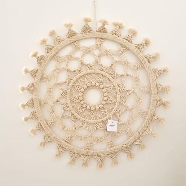 Round Macrame Wall Hanging - Etsy