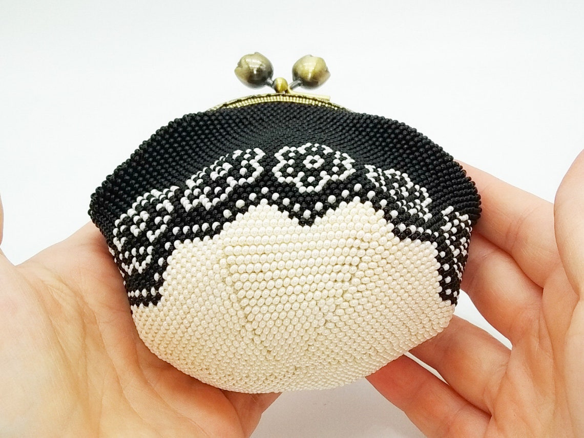 Bead Crochet Pattern Beaded Coin Purse Tutorial Seed Bead - Etsy