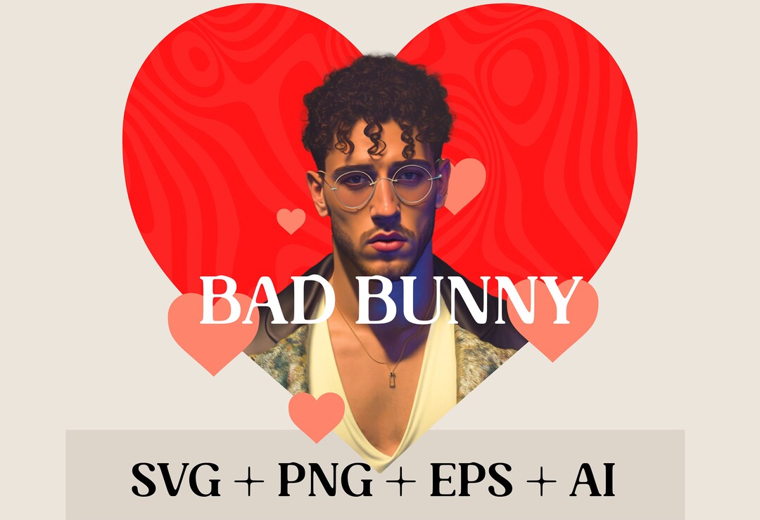 Bad Bunny Digital Photo - Etsy