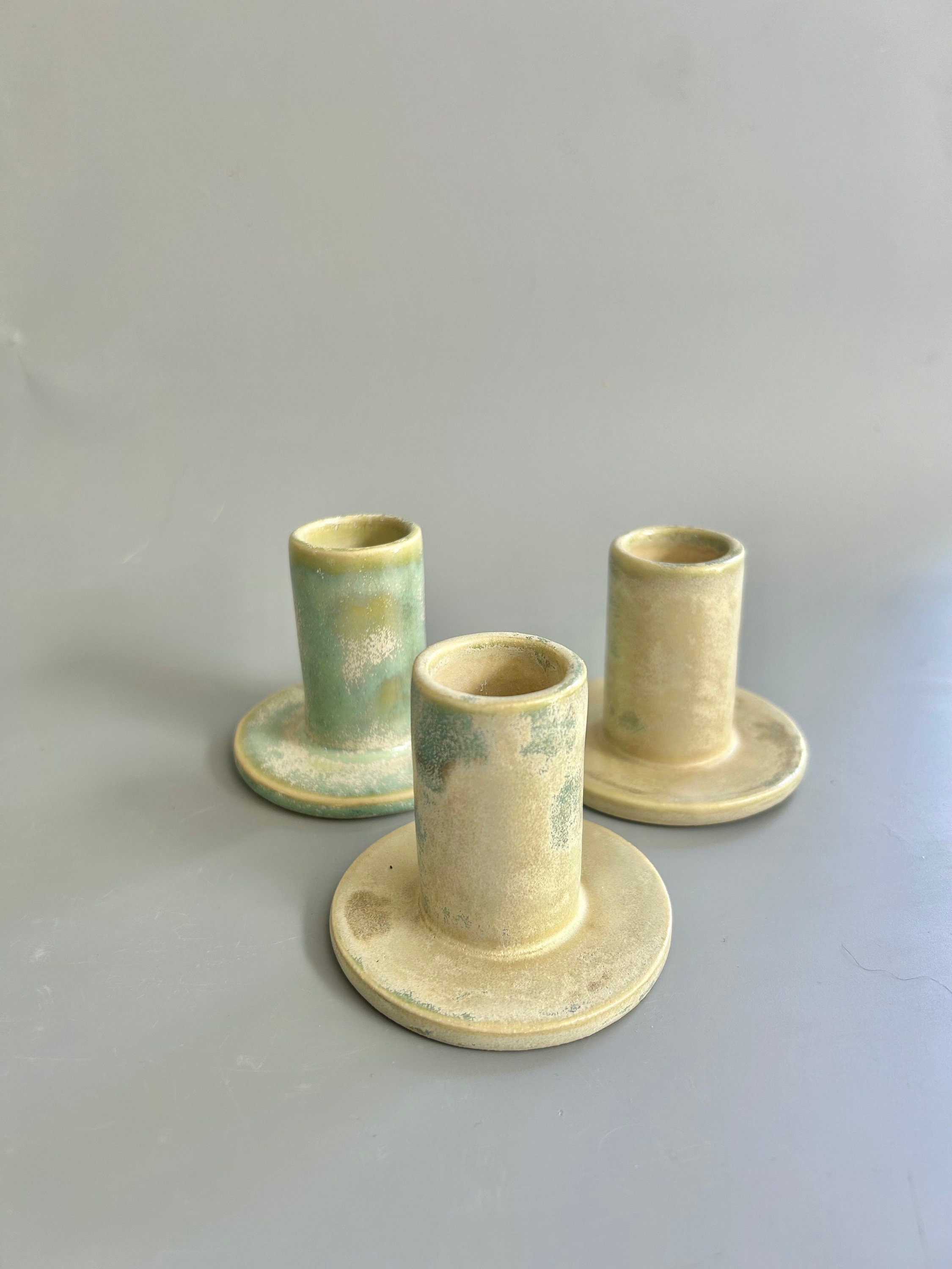 Handmade Ceramic Candlestick Candle Holder, Candlestick Stand, Artisan ...