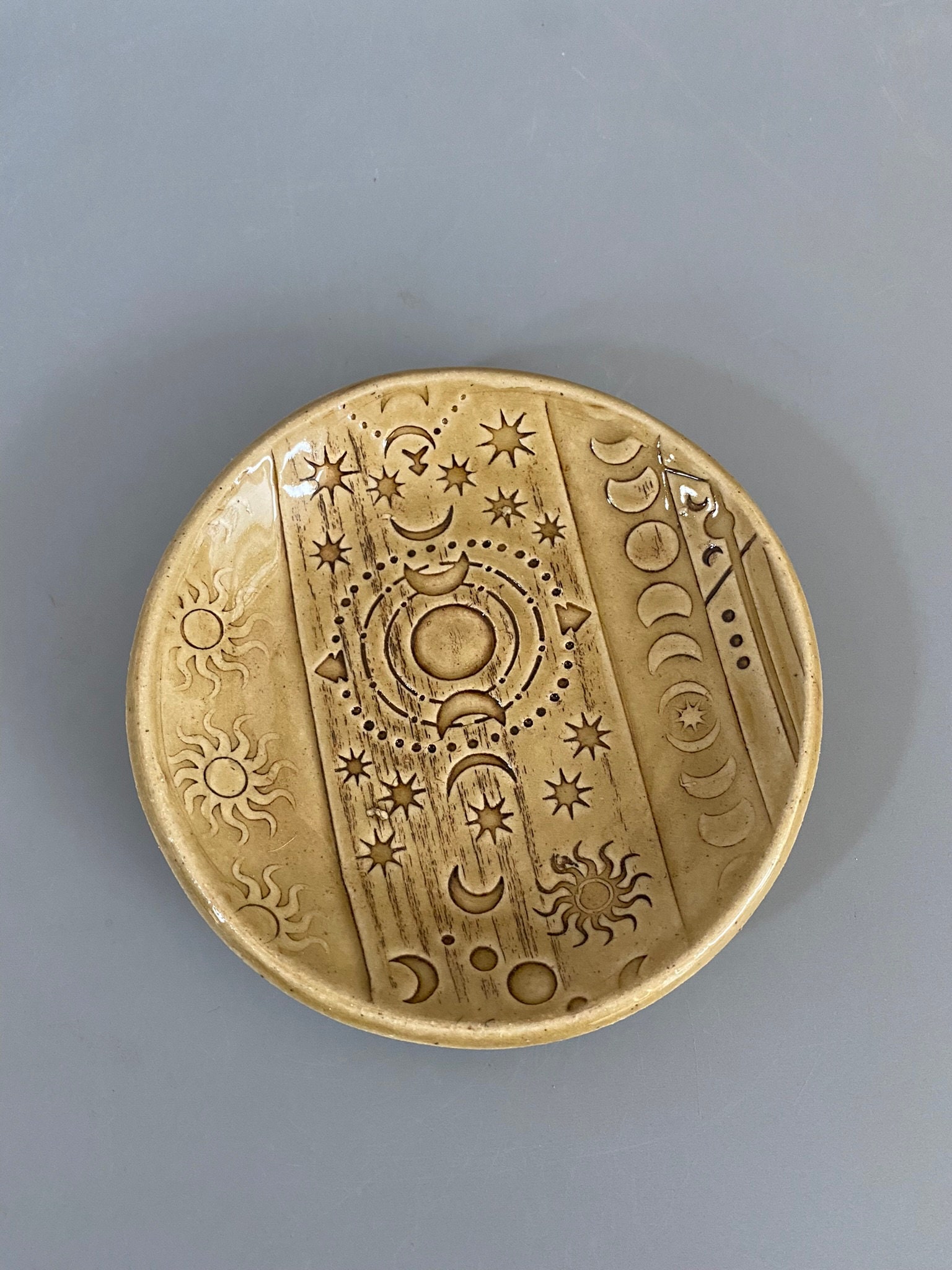 Handmade Altar Bowl, Ceramic Trinket Dish, Pagan Ritual Tools ...