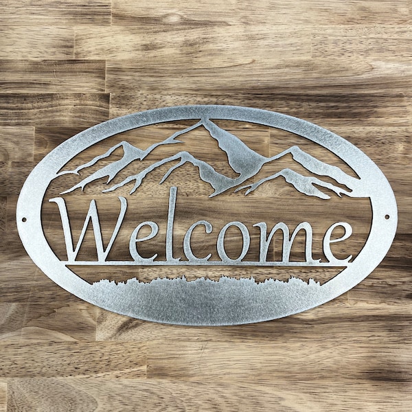 Outdoor Welcome Sign - Etsy