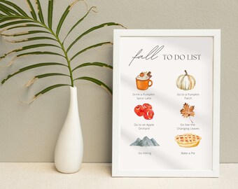 Pumpkin & Spice Fall Print - Etsy
