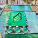 Green Fern Fused Glass Stained Glass - Etsy