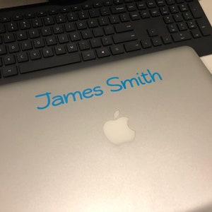 Laptop Name Labels, Laptop Decals, Tablet Name Labels, Tablet Name ...