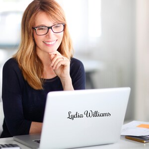 Laptop Name Labels, Laptop Decals, Tablet Name Labels, Tablet Name ...