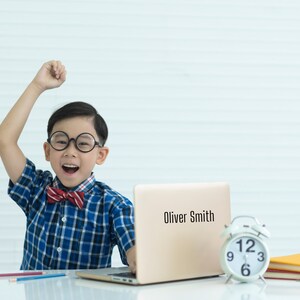 Laptop Name Labels, Laptop Decals, Tablet Name Labels, Tablet Name ...