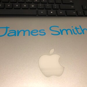 Laptop Name Labels Laptop Decals Tablet Name Labels Tablet - Etsy