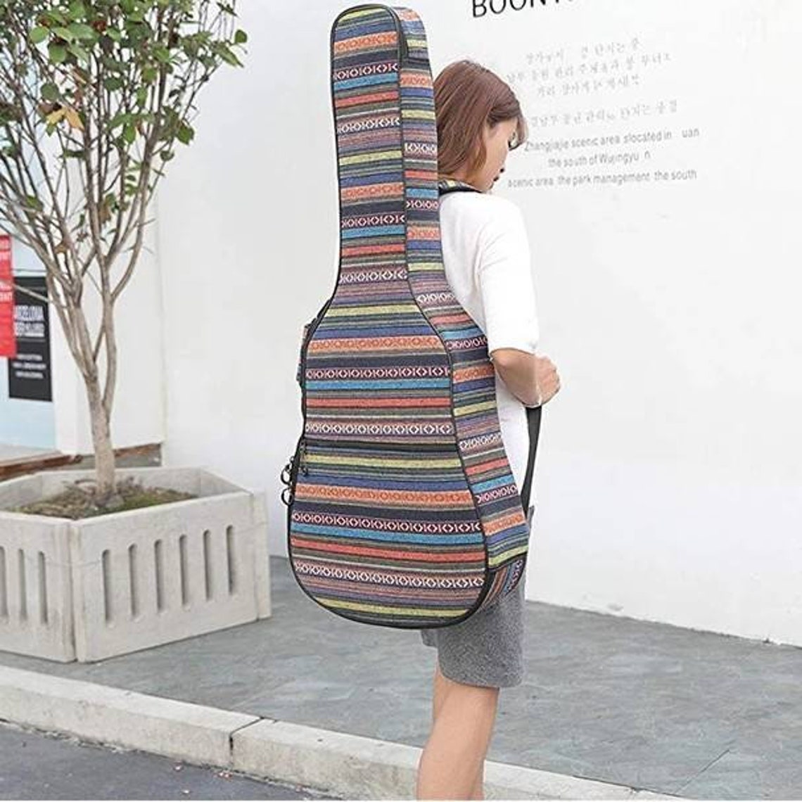 Guitar Backpack for 40/41 inch Guitar Folk Guitar Gig Bag | Etsy