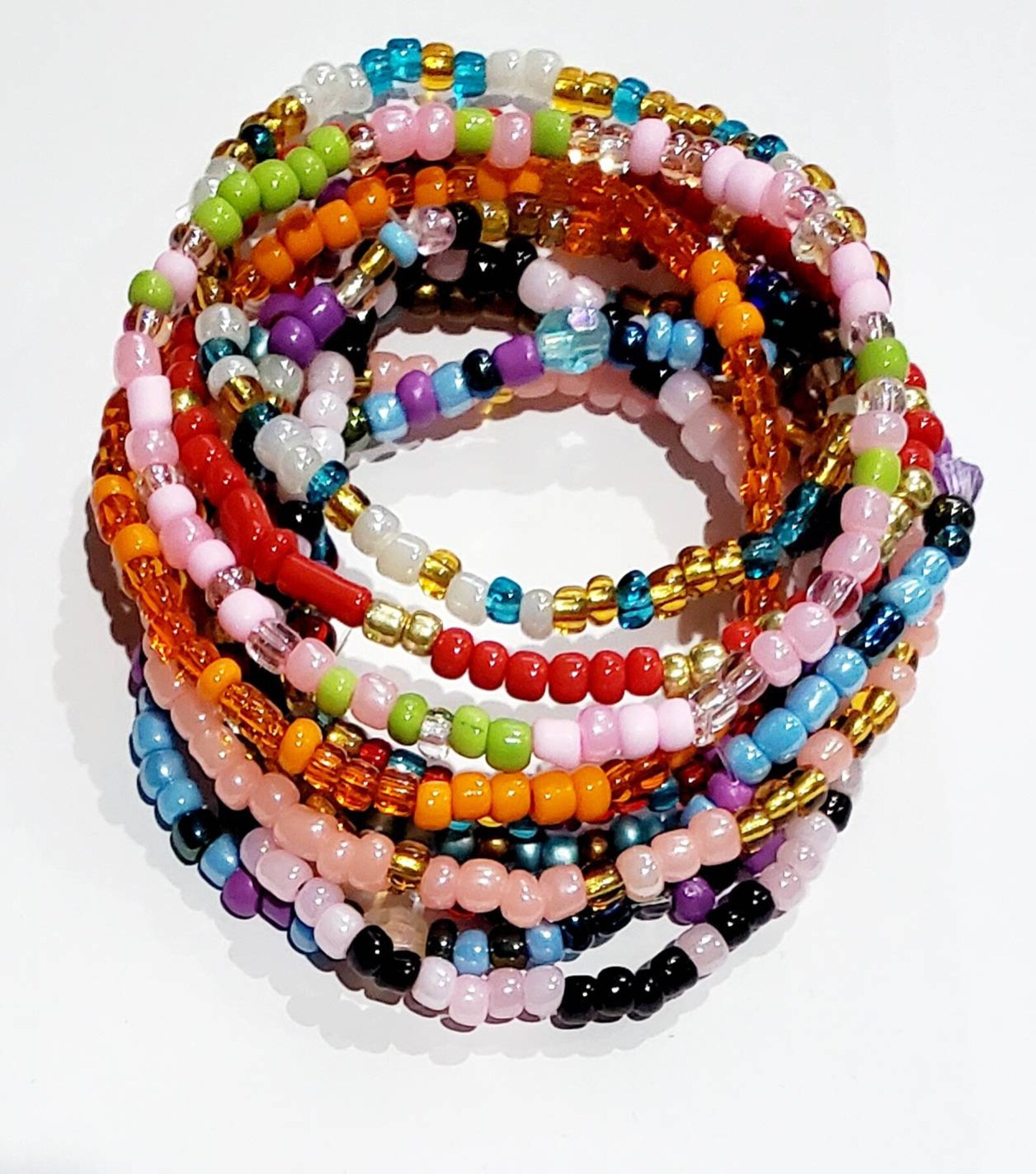 Seed Bead Bracelet Stack - Etsy