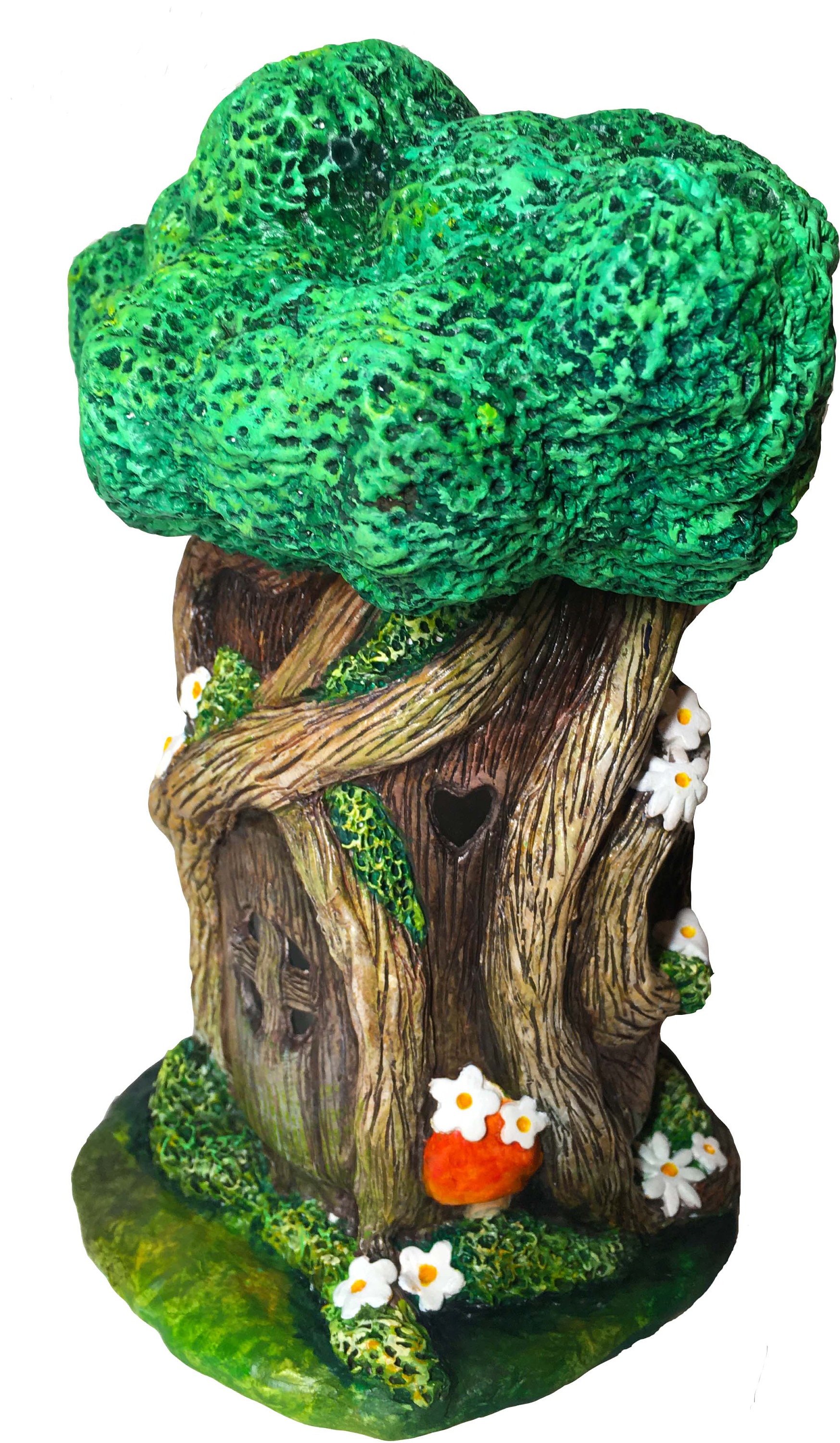 Air Dry Clay Fairy House, Treehouse - Etsy