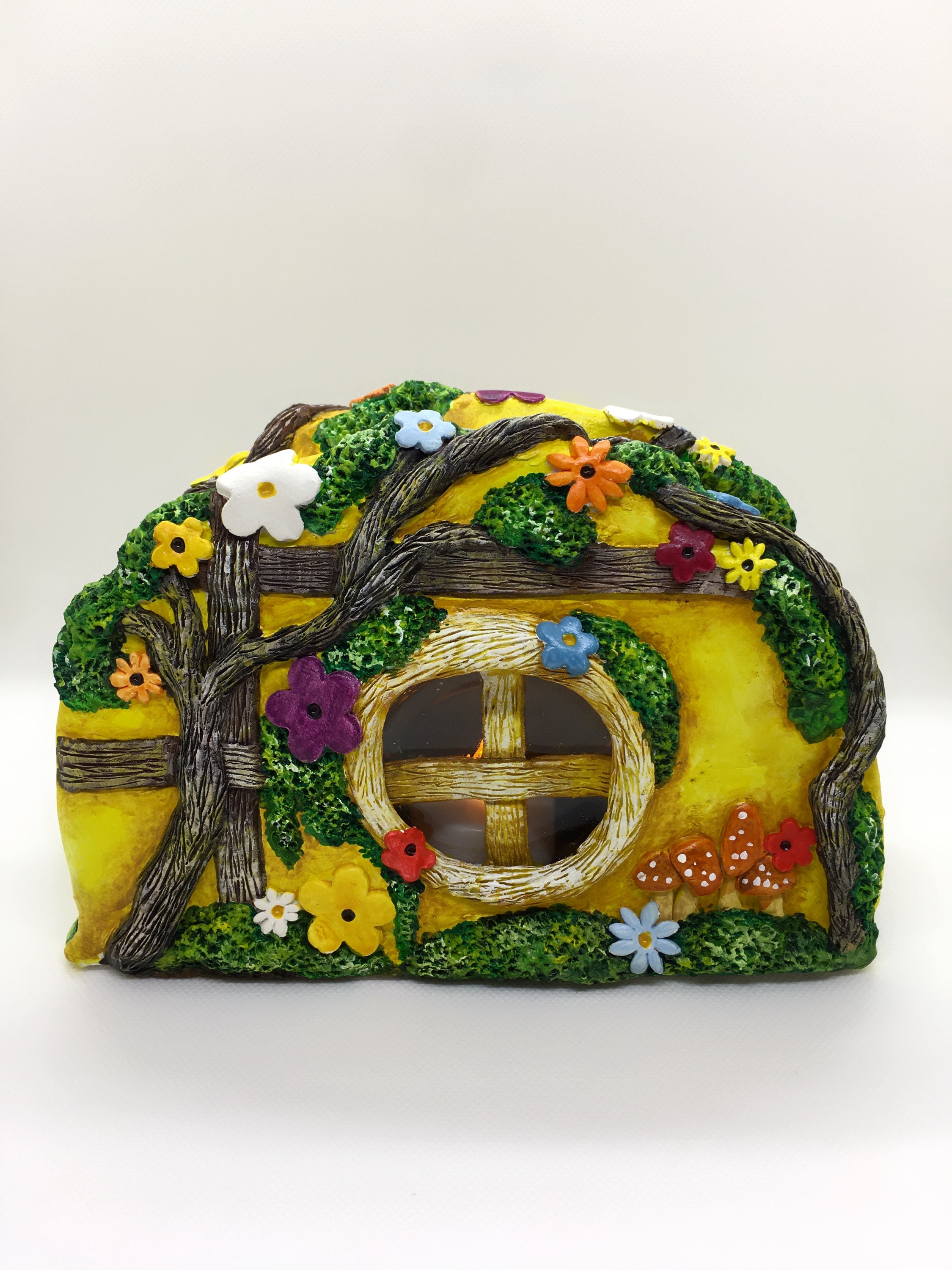 Hobbit Air Dry Clay Jar House - Etsy UK