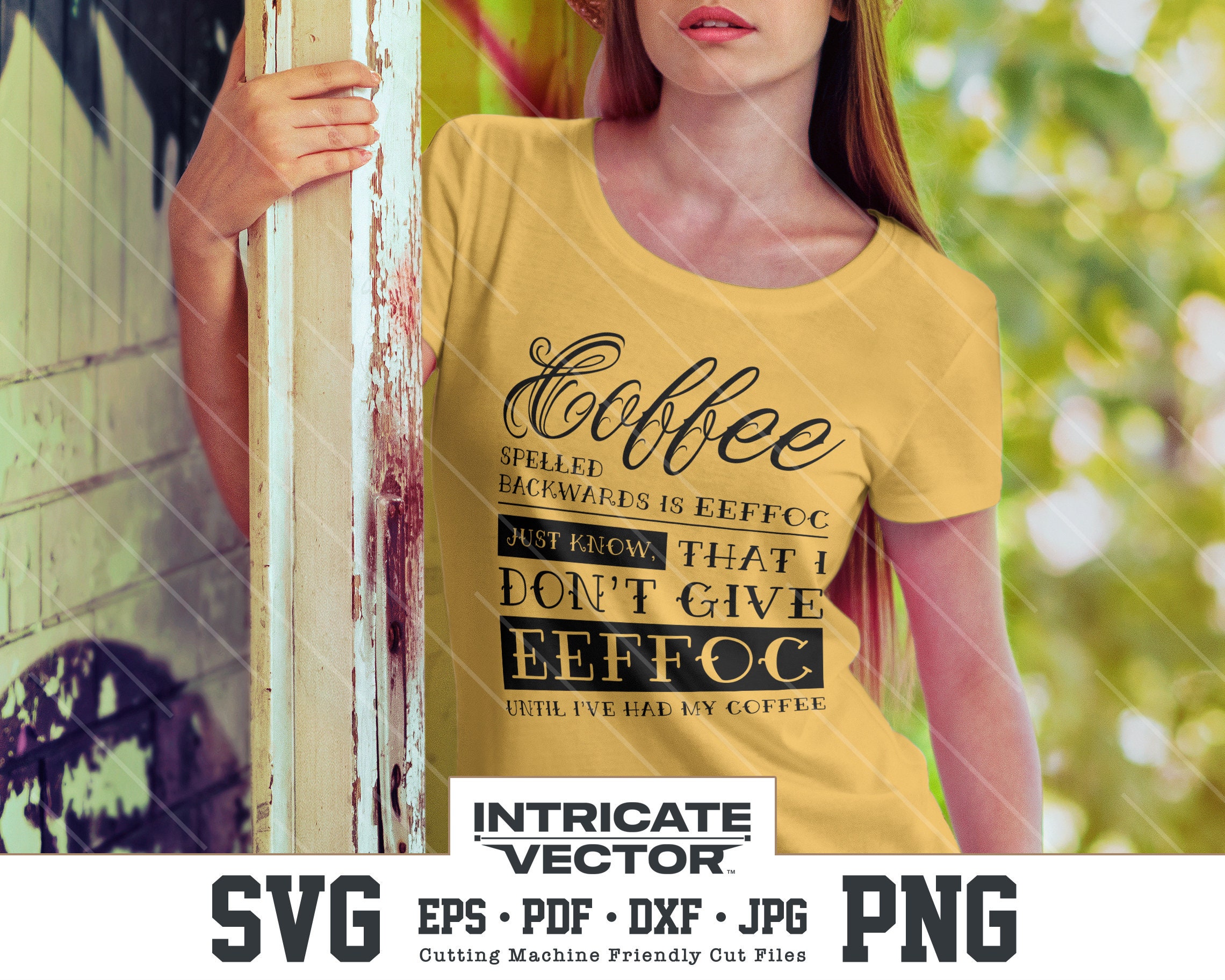 Coffee Spelled Backwards is EEFFOC. EEFFOC SVG | Instant Download ...
