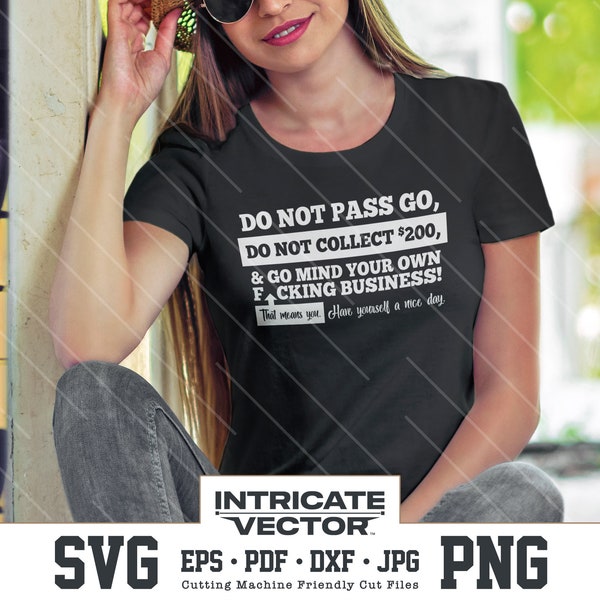 Monopoly Pass Go Card - Etsy