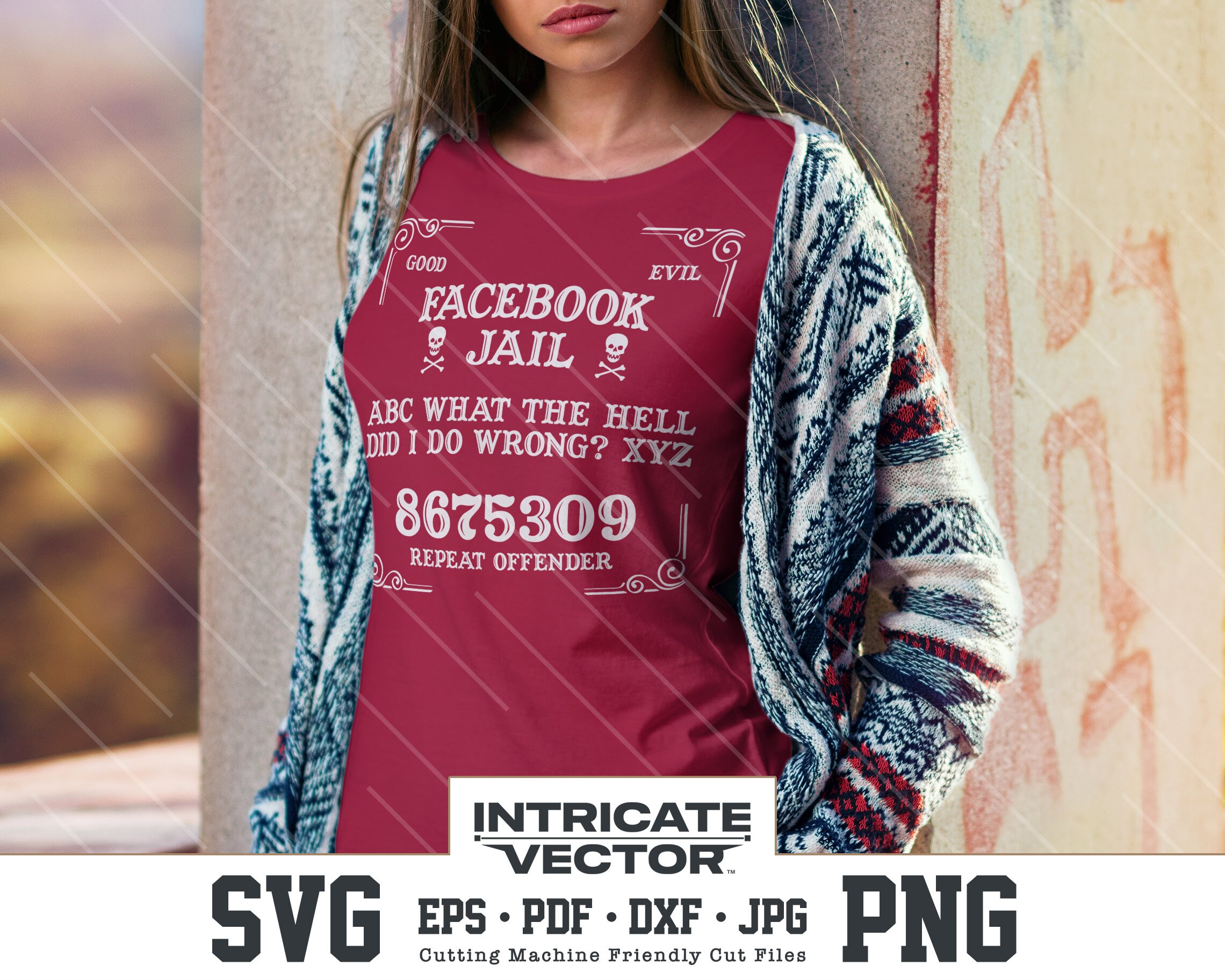 Facebook Jail Ouija Board SVG Instant Download Cut Files for Cricut ...