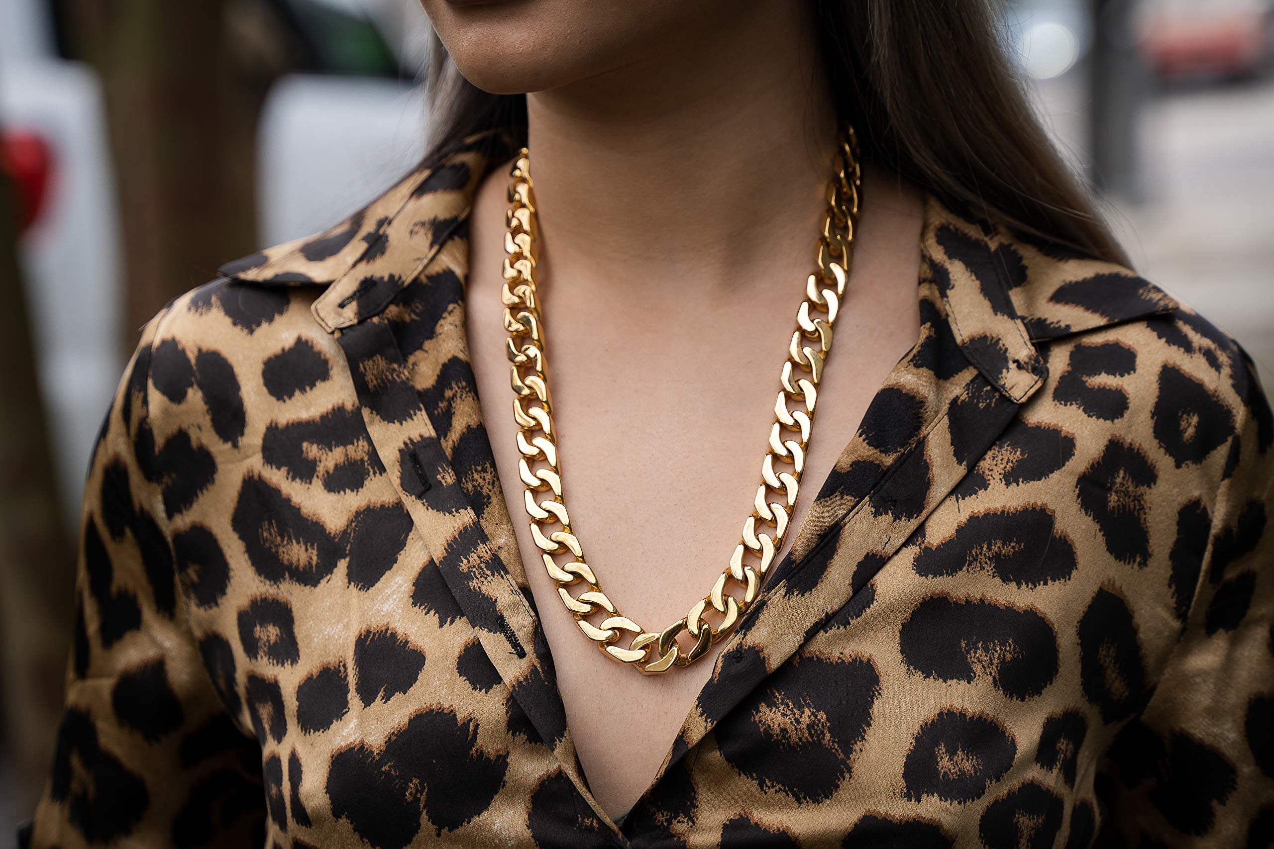 14MM 14K Cuban Link Chain Necklace for Men and Women Hip Hop - Etsy