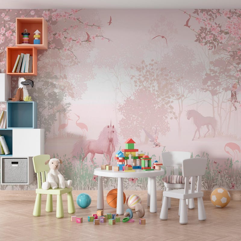 Girls Room Wallpaper - Etsy