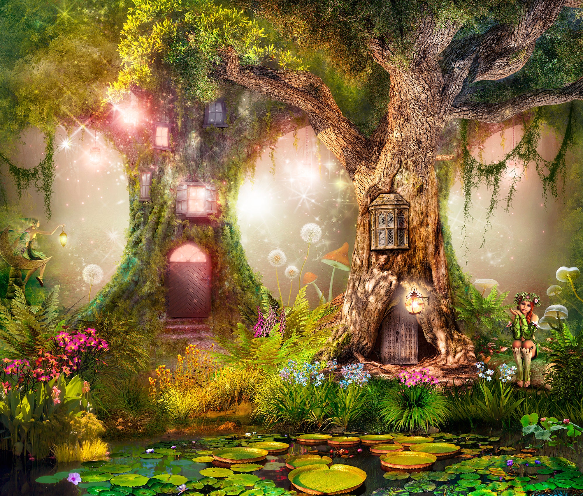 Fairy Forest Background