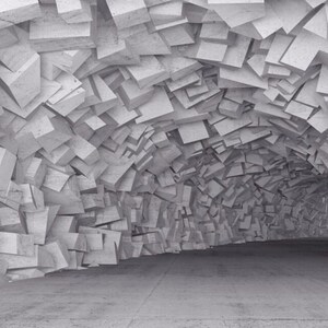 3D Tunnel Wallpaper 3D Wallpaper Wall Mural Living Room | Etsy