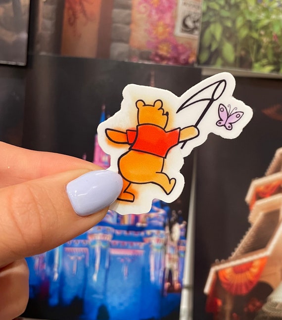 POOH BEAR DISNEY Inspired Vinyl Sticker Laptop Phone Car - Etsy