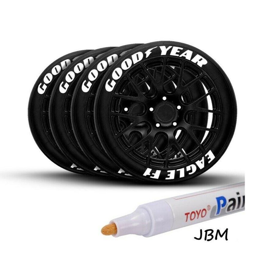 Tire Paint Pen for Car Tires Permanent and Waterproof 6pk (PICK COLOR ...
